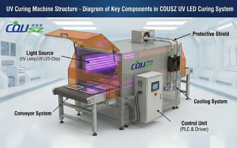 UV Curing System Spare parts: Accessories & Structure Guide